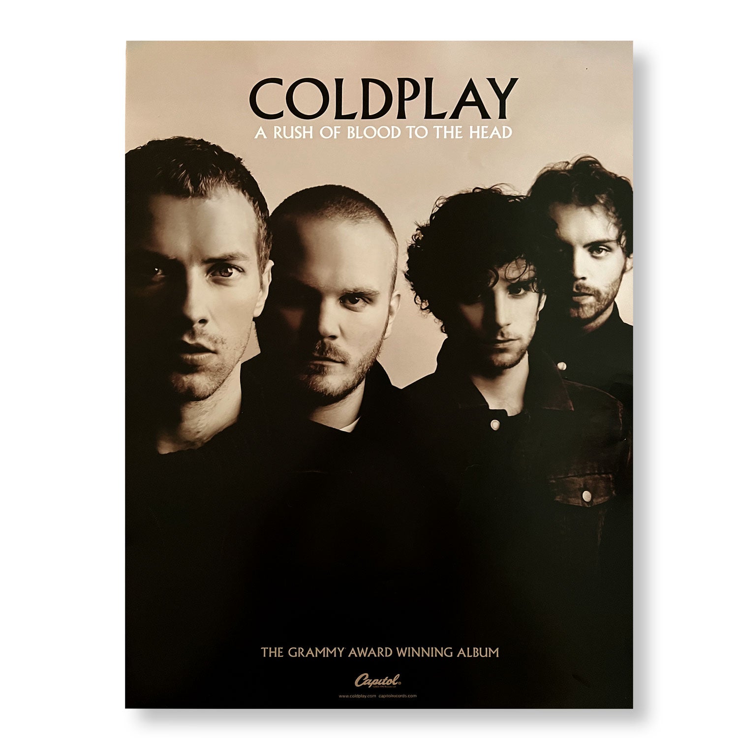 Coldplay "A Rush Of Blood To The Head" 18 x 24" Double-sided Promotion – The Echo Archive