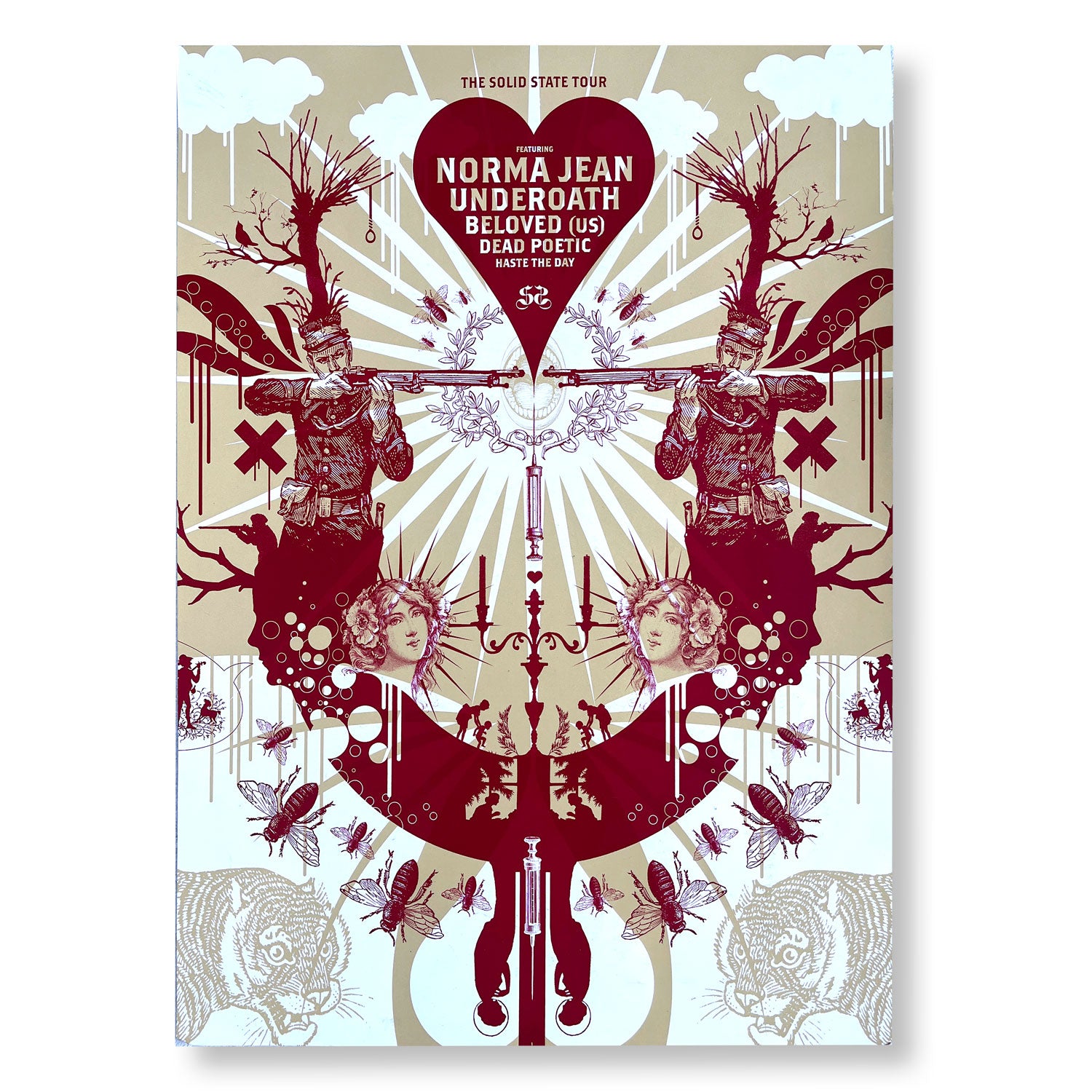 Norma Jean / Underoath "Solid State Tour Poster" 18 x 24" Single-sided ...