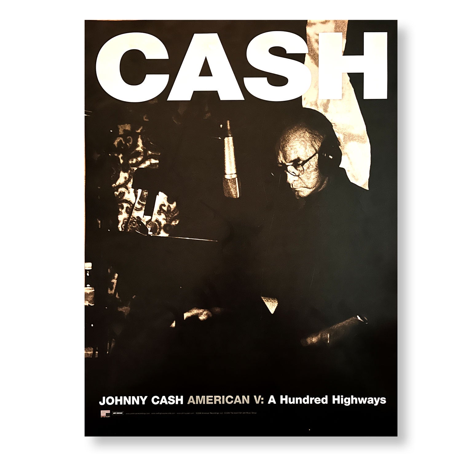 Johnny Cash "American V" 18 x 24" Single-sided Promotional Poster – The ...